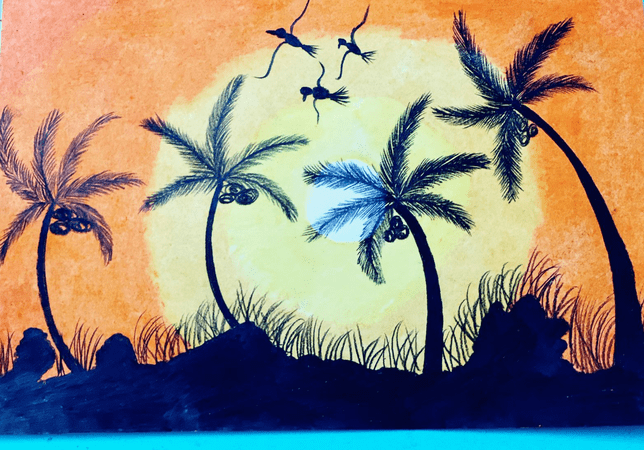 (Online) Oil Pastel Drawing for Kids - Ages: 5-16 | skilldeer