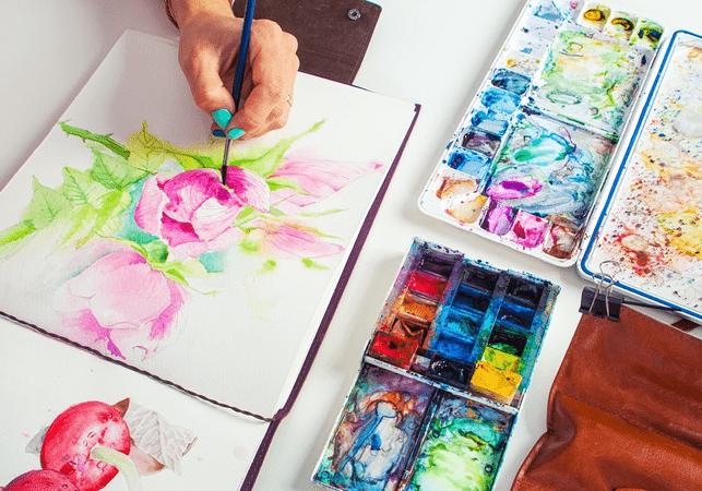 Watercolors with Beena Samuel | skilldeer