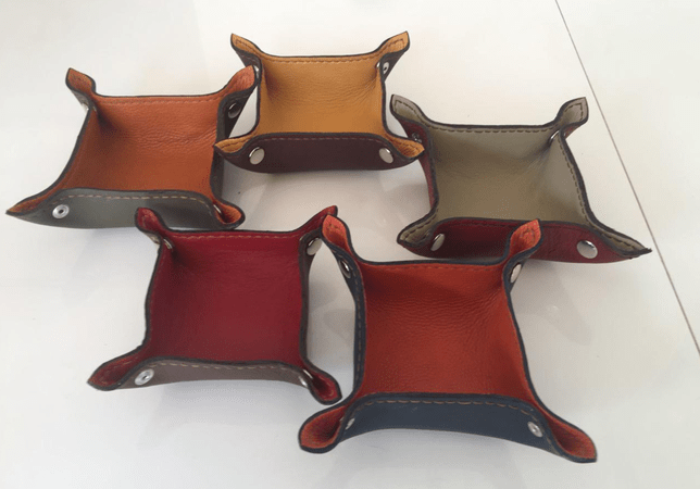 DIY Leather Coin Tray Private Workshop | skilldeer