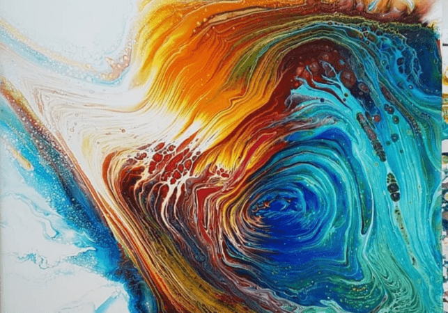 Acrylic Pouring Fluid Art Class | skilldeer