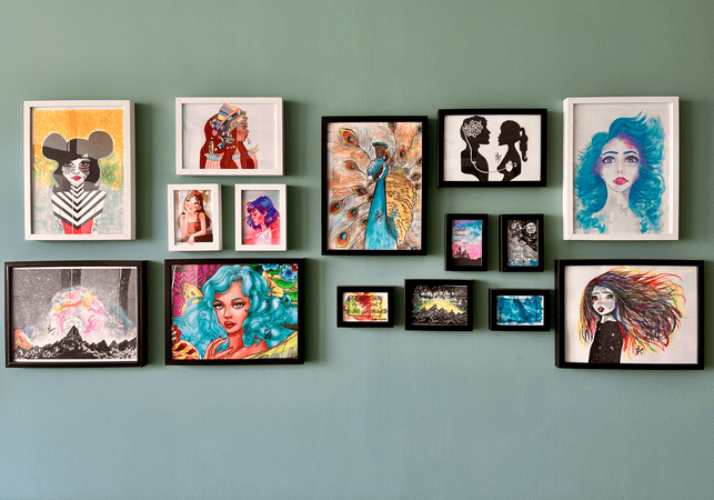 Acrylic & Watercolor Painting with Merit | skilldeer